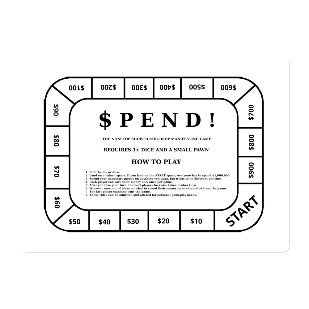 SPEND Board Game Magnet V2 - DYLI
