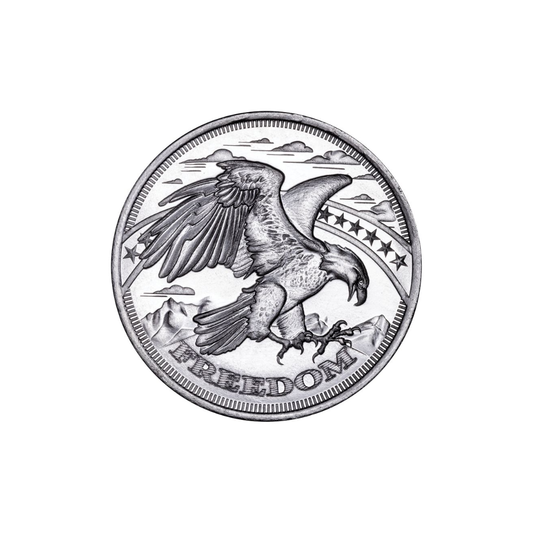 1/10 oz Silver Freedom Round - DYLI